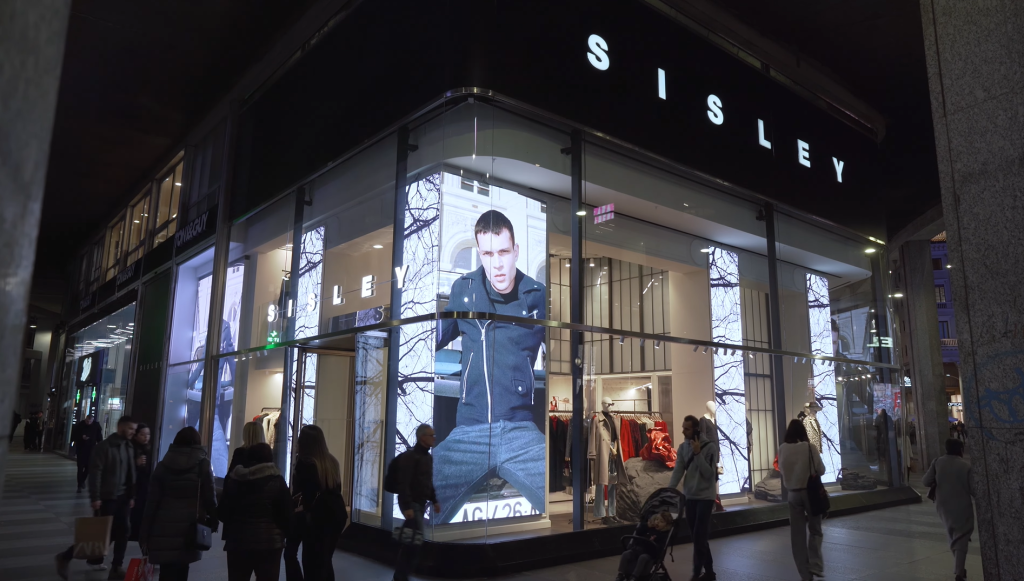 Digital Signage-oplossingen in Retail - Sisley - MCube